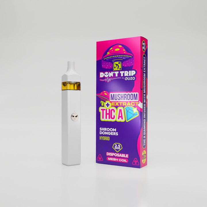 Dozo Don't Trip Magic Mushroom Disposable Vapes | 2.5g, 3.5g & 5g ...