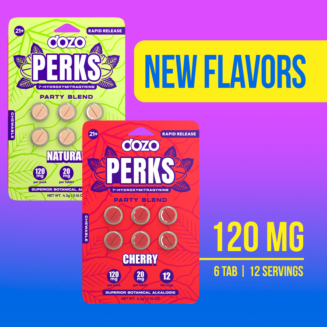 Buy Premium Kratom 7-OHMZ | Dozo Perks, Shots, and Tables – Hippy Trippy